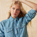 Iconic Western Shirt with Heritage Stitch in Old 517 Blue 2