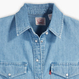Iconic Western Shirt with Heritage Stitch in Old 517 Blue 2